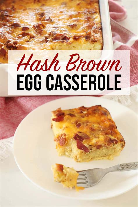 Hash Brown Egg Casserole Weekend Craft