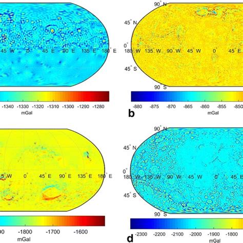 Differences Between Values Of The Topographic Gravity Correction Mgal Download Scientific