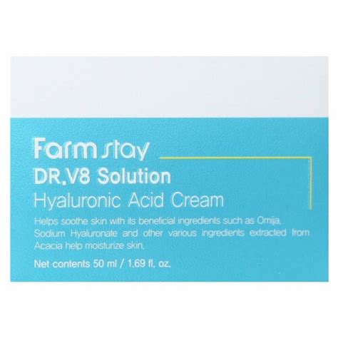 Farmstay Dr. V8 Solution Hyaluronic Acid Cream - 50 ml, 50 ml - King ...