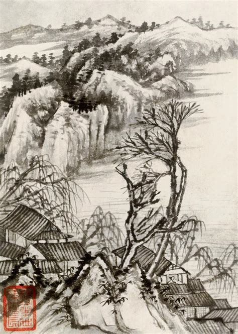 詩畫合璧石濤冊頁山水作品欣賞 每日頭條