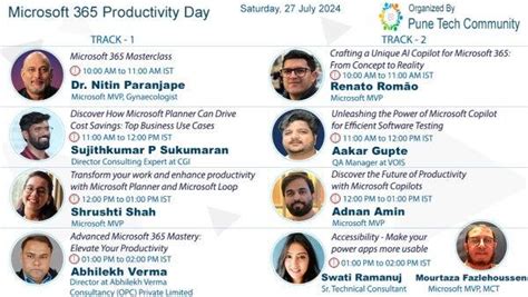 Siddharth Vaghasia On Linkedin Microsoft 365 Productivity Day Sat