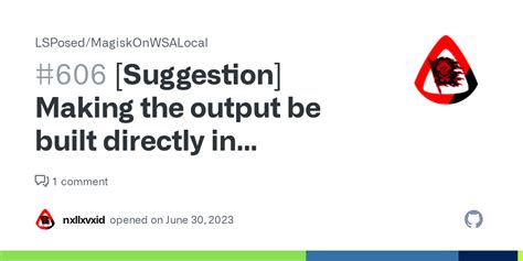 Suggestion Making The Output Be Built Directly In Windows · Issue