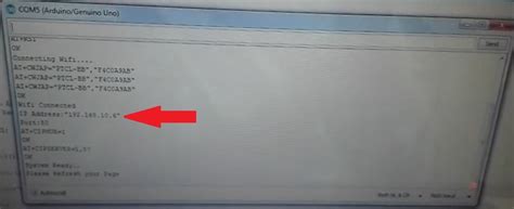 Data Receiving On Web Page From Arduino Using Esp Wifi Module