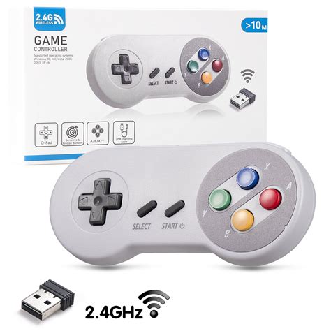 24 Ghz Wireless Controller For Snes Classic Editionandnes Classic