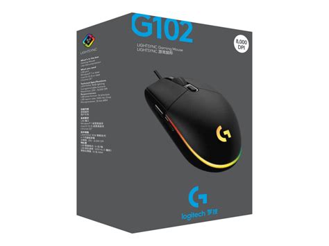 G102 Lightsync Gaming Mouse Black Eer Sas Metic
