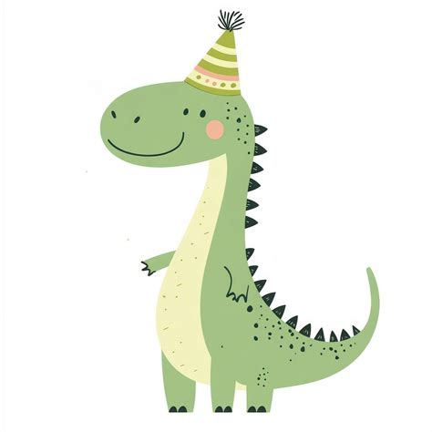 Dinosaur Hat Illustration Birthday Free Photo Illustration Rawpixel