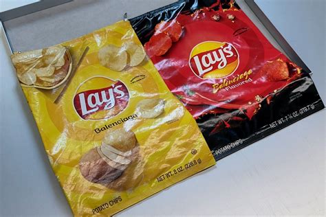 Lays X Balenciaga Potato Chip Bag Priced 1800 Usd Hypebae