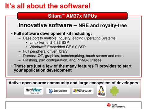 PPT TI Sitara AM X Microprocessors Featuring ARM Cortex A PowerPoint Presentation