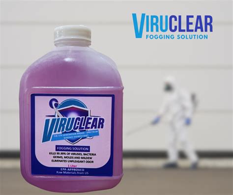 Lavender Viruclear Fog Machine Solution Fog Solution Disinfectant
