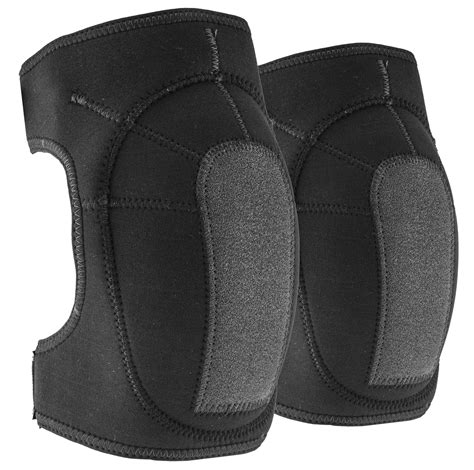 Genouillères noires en néoprène Comet Airsoft