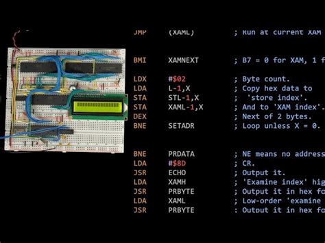 Free Video Adapting WozMon For The Breadboard 6502 From Ben Eater