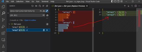 Issue With Regex Replacing In Json File · Issue 172041 · Microsoftvscode · Github