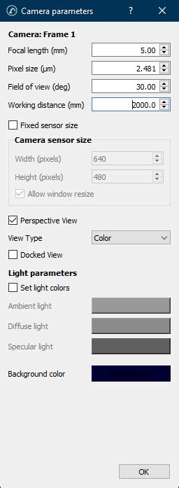 Simulated Camera Robodk Documentation