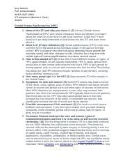 STI Assignment Docx Amy Jackson Prof Linda Jenuwine WHES 2022 V0802 STI Assignment Module 5