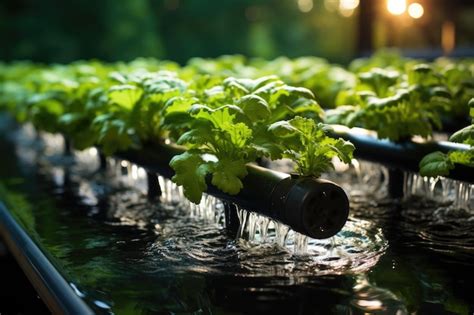 Premium AI Image Photo Of Hydroponics With Water Pipe Tube