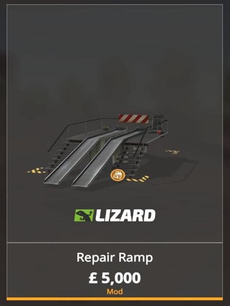 FS19 Repair Ramp With Trigger V1 3 Farming Simulator 19 17 15 Mod