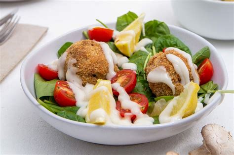 Mushroom And Mozzarella Arancini Salad Recipe