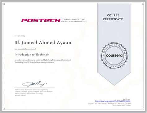 Ayaan Ahmed On Linkedin Blockchain Certification Coursera