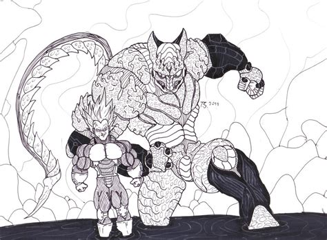 Vegeta Ssj Vs Cell 2 Form By Bender18 On Deviantart