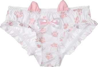Taikmd Womens Cartoon Japanese Anime Kawaii Panties Low Rise Cute Cat
