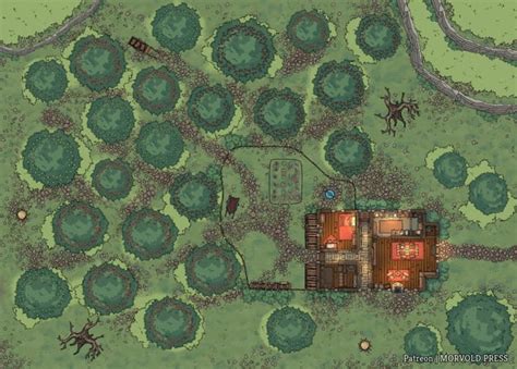 Lmop Phandalin Building Edermath Orchard [39 X 28] R Roll20