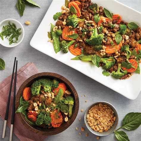 Thai Peanut Beef Stir Fry Recipe From H E B