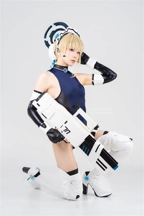 なを on Twitter イエスマム パワードスーツシステムアビエシュフ起動します cosplay ブルーアーカイブ トキ