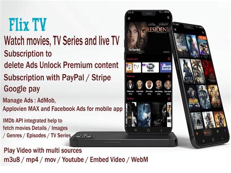 Android Flix Portal App Live TV And TV Series With An Admin Panel