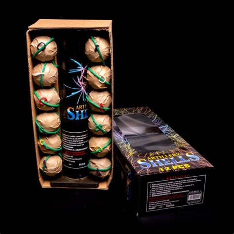 Artillery Shell 45mm 12 Pcs Inmart Pyro