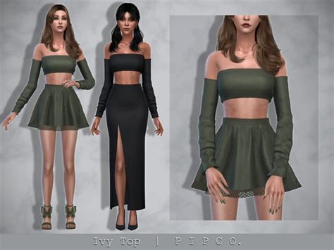 the sims resource ivy top