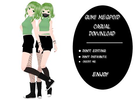 Mmd Gumi Casual Download By Lexasio On Deviantart