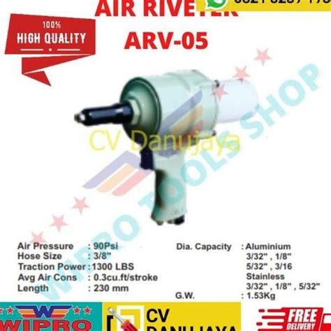 Jual El Wipro Tang Rivet Tenaga Angin Air Riveter Arv Kuning Arv Arv Kuning Kota