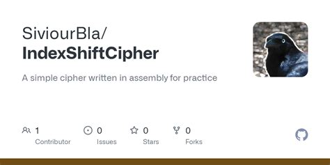 Github Siviourbla Indexshiftcipher A Simple Cipher Written In