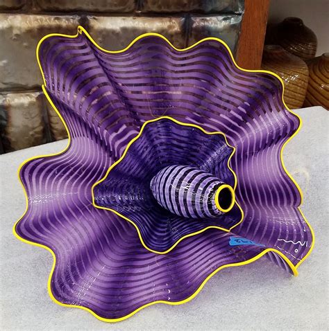 Blown Glass Shell Set By Stan Oneil Hand Blown Glass Art Custom