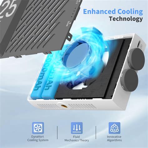Zhiyun Cinepeer Cm25 Bi Color Portable Mini Led Light Vasil Tecnología