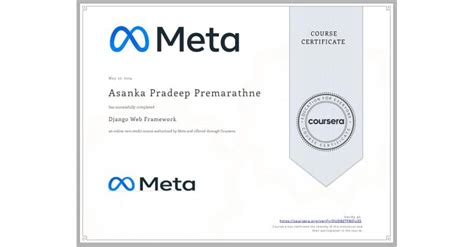 Completed Django Web Framework Course Asanka Pradeep Posted On The