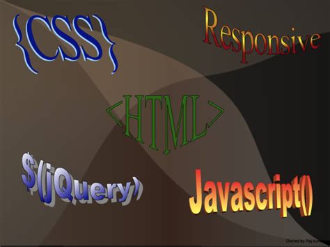 Create Webpage Using Html5 Css3 Javascript And Jquery By Rajer04