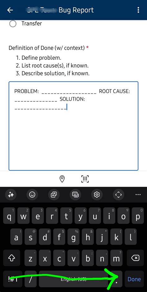 Forms On The Android Mobile App Text Fields Have No Enter Option Smartsheet Community