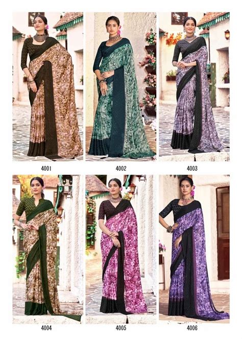 Crepe Silk Saree At Rs 795 क्रेप रेशम की साड़ी In Surat Id