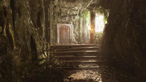 Artstation Cave Passageway