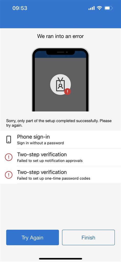 Ios Ms Authenticator Cant Setup As Notificaton Settings Are Missing R Intune