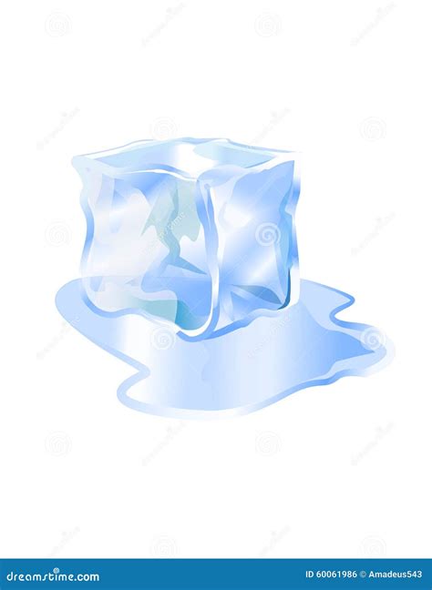 Ice Block Icon Vector Illustration Of Frozen Block Stock Vector Illustration Of Frost