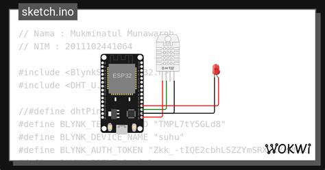 Suhu Led Bylink Wokwi ESP32 STM32 Arduino Simulator