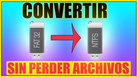 🗄️convertir Memoria Usb A Ntfs Sin Formatear🗄️ Youtube