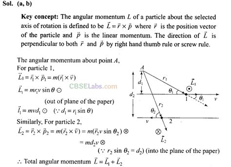NCERT Exemplar Class Physics Chapter System Of Particles And Rotational Motion Learn CBSE