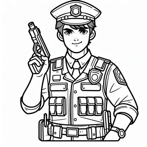 Polizei Ausmalbilder Malvorlagen Polizei Zum Ausdrucken