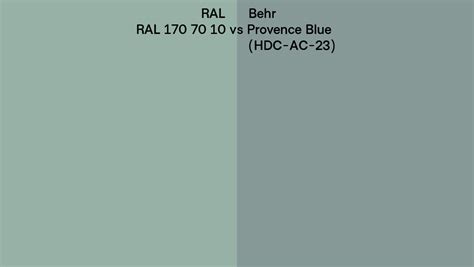 Ral Ral 170 70 10 Vs Behr Provence Blue Hdc Ac 23 Side By Side Comparison