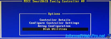 Create A Raid Volume From The Configuration Tool Acu Of Microsemi Adaptec Smartraid 3154 8i8e
