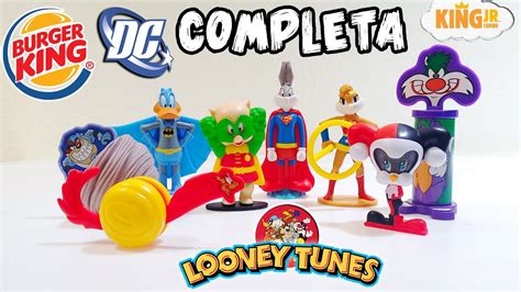 Colecci N Completa Looney Tunes Dc Comics Burguer King Combo King