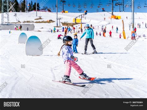 Young Happy Skier Girl Image And Photo Free Trial Bigstock
